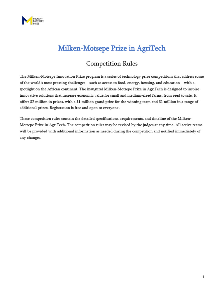 MMPA Competitition Rules Updated 07.14.21 | PDF | Agriculture