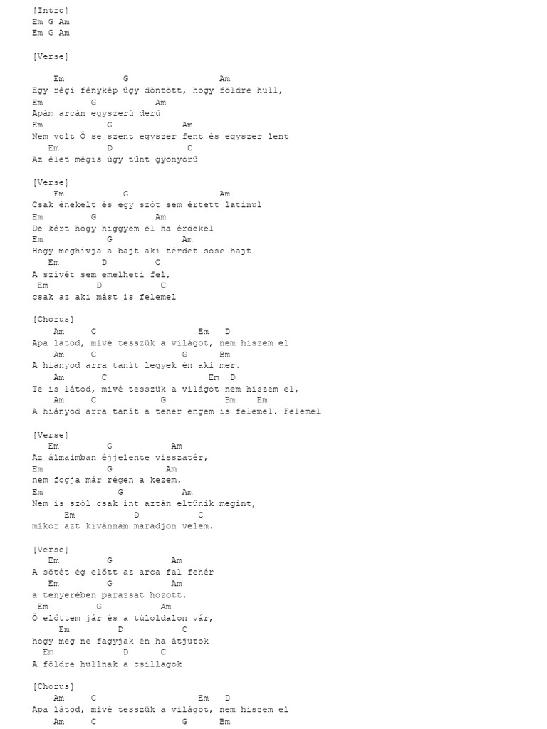 Ákos - Felemel | PDF