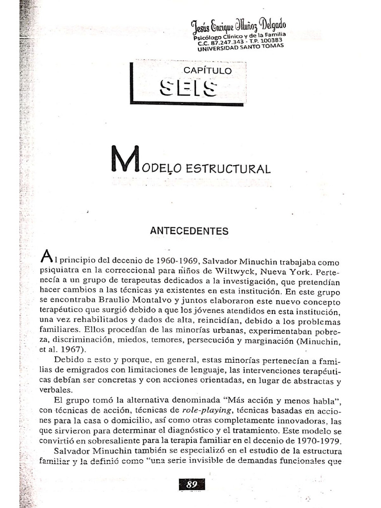 NO.5. Modelo Estructural | PDF