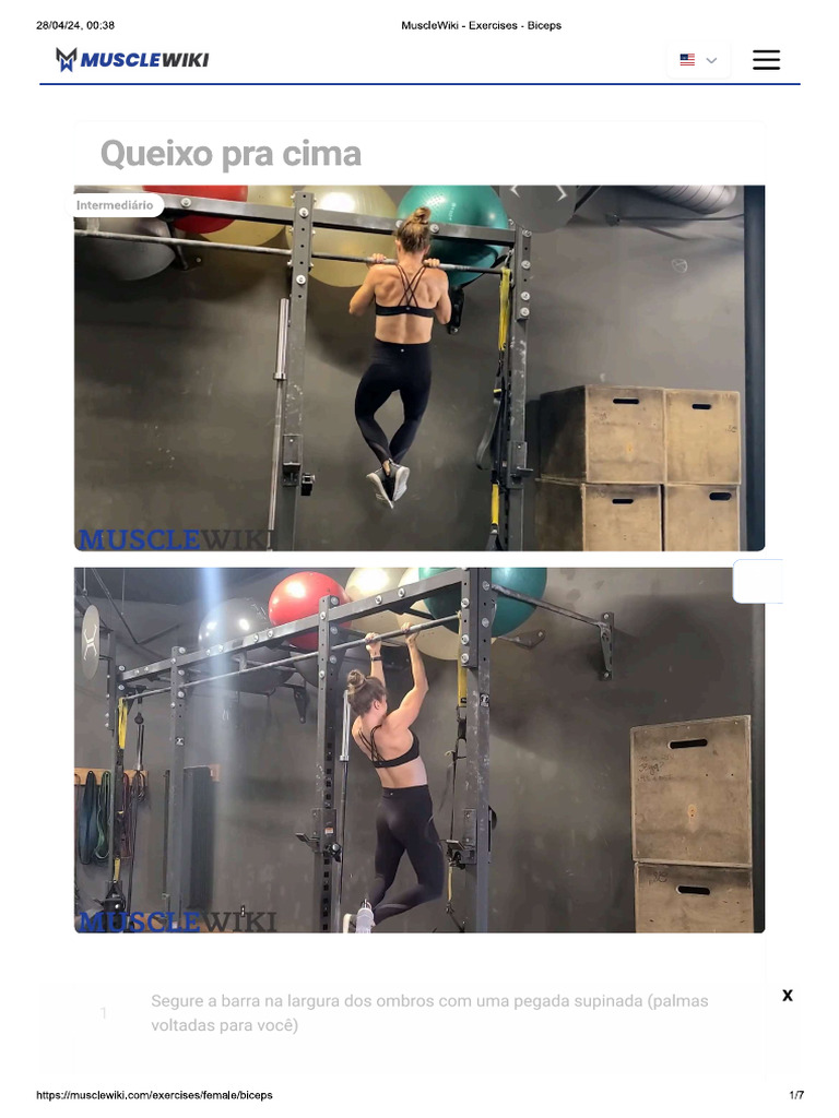 Musclewiki Osso Bíceps | PDF