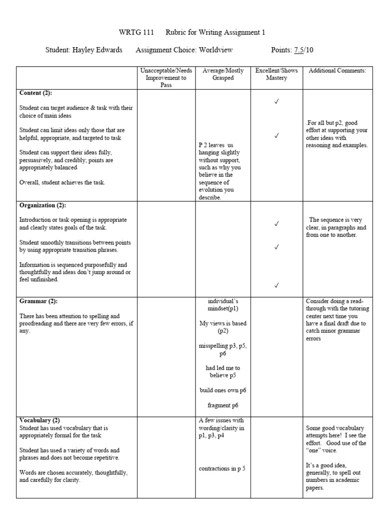 Hayley Edwards GradedWA1 Fa24 | PDF | Psychological Concepts ...