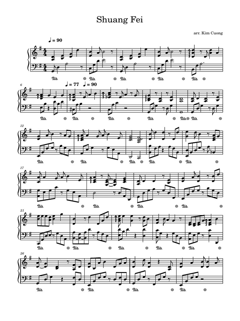 Shuang Fei Peter Ho | PDF | Musical Forms | Elements Of Music