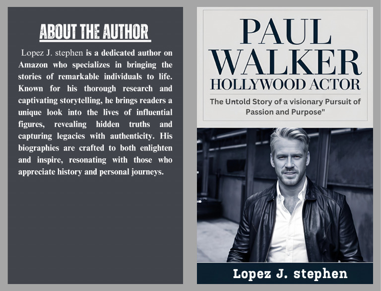 Paul Walker Biography PP - 20250113 - 003649 - 0000 | PDF