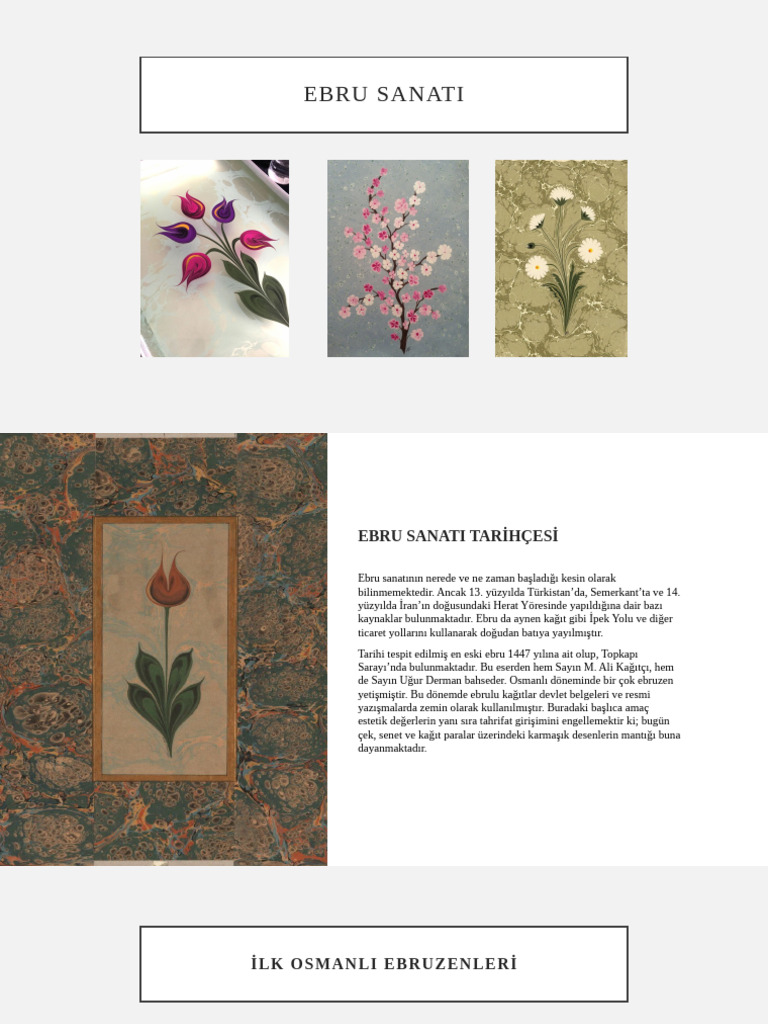 Ebru Sanatı .. | PDF