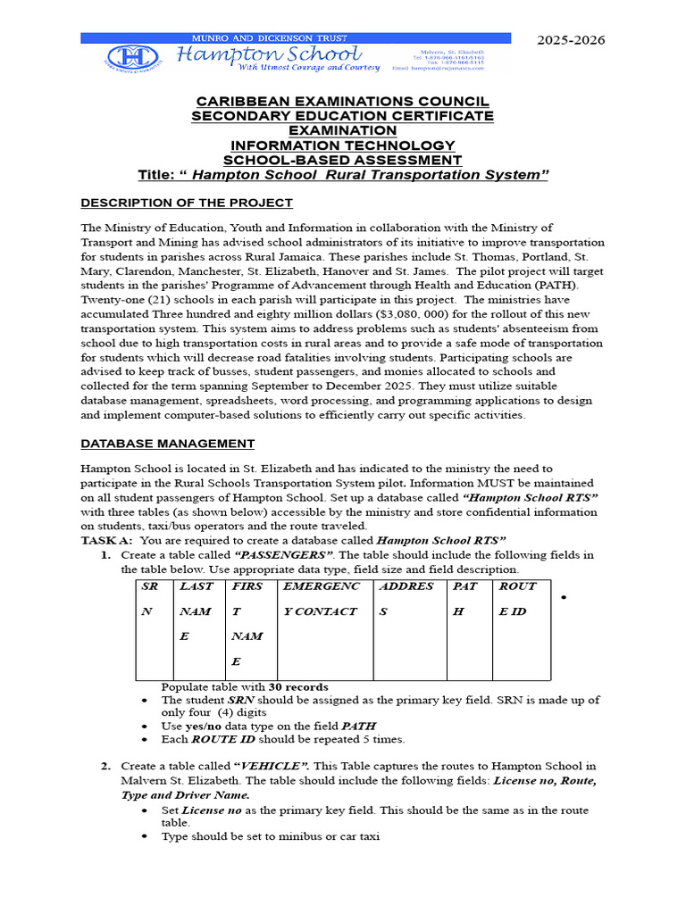 Sba Question 2025-2026 | PDF | Databases | Routing