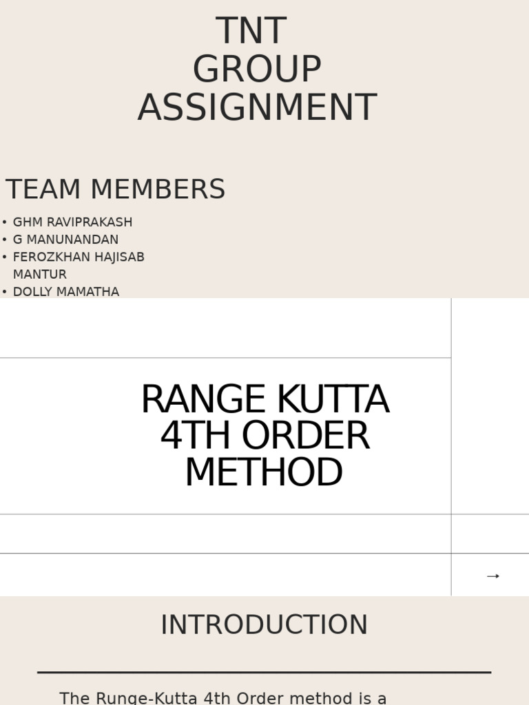 Range Kutta Method | PDF | Ordinary Differential Equation ...