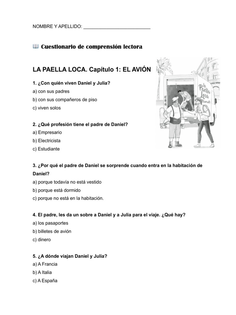 La Paella Loca Capítulo 1 | PDF