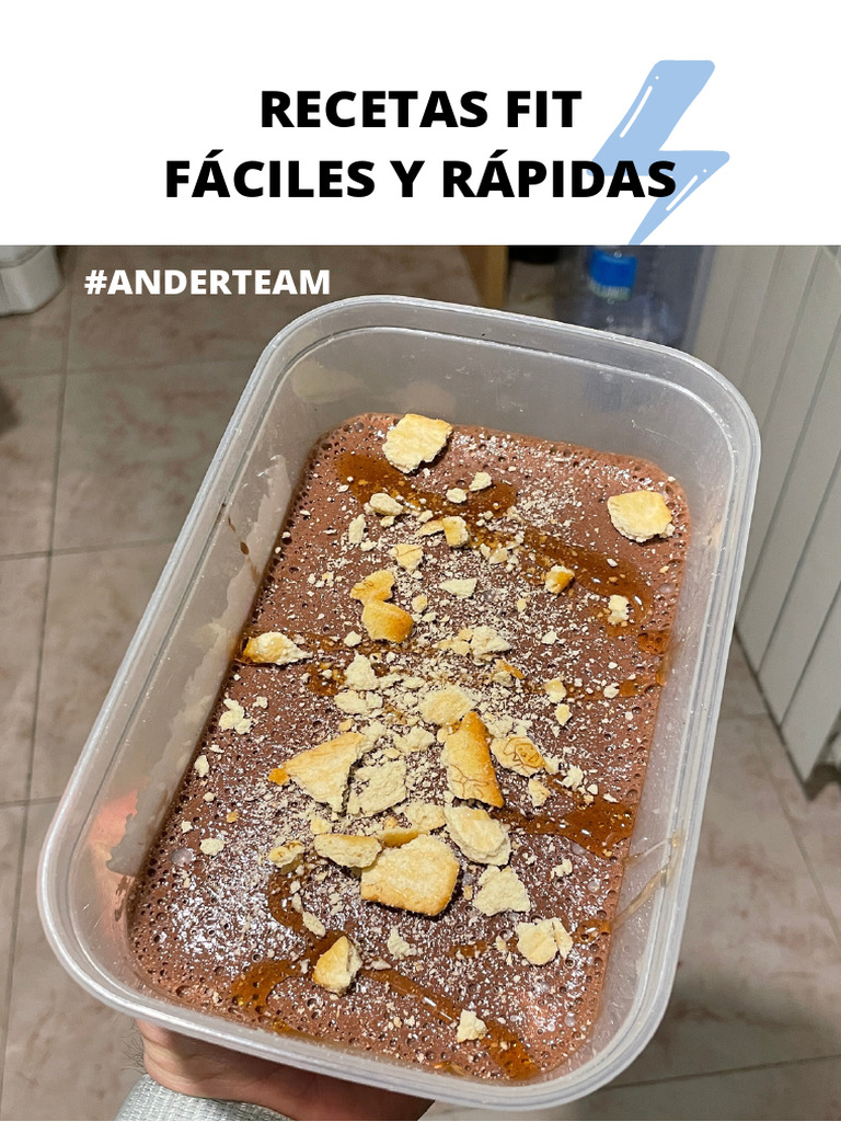 Recetas Fit Fáciles y Rápidas | PDF | Panes | Pizza