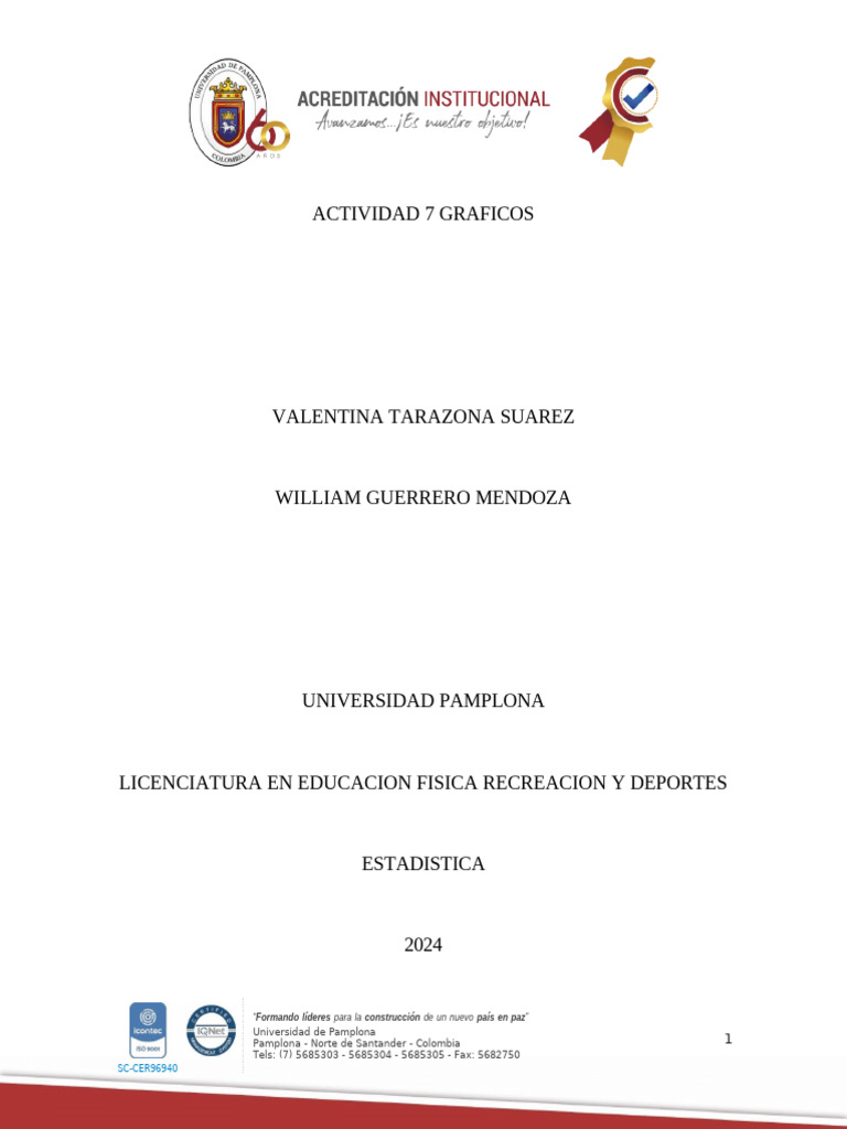 Estadistica Act 7 | PDF | Estadísticas