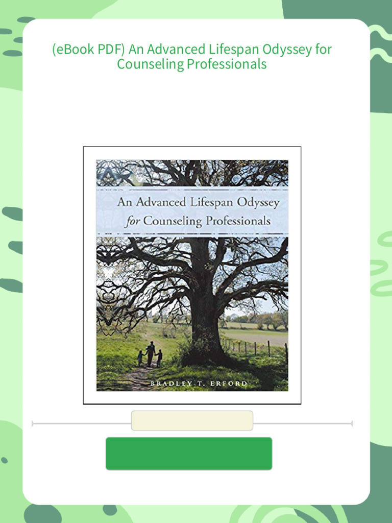 (eBook PDF) An Advanced Lifespan Odyssey for Counseling Professionals ...