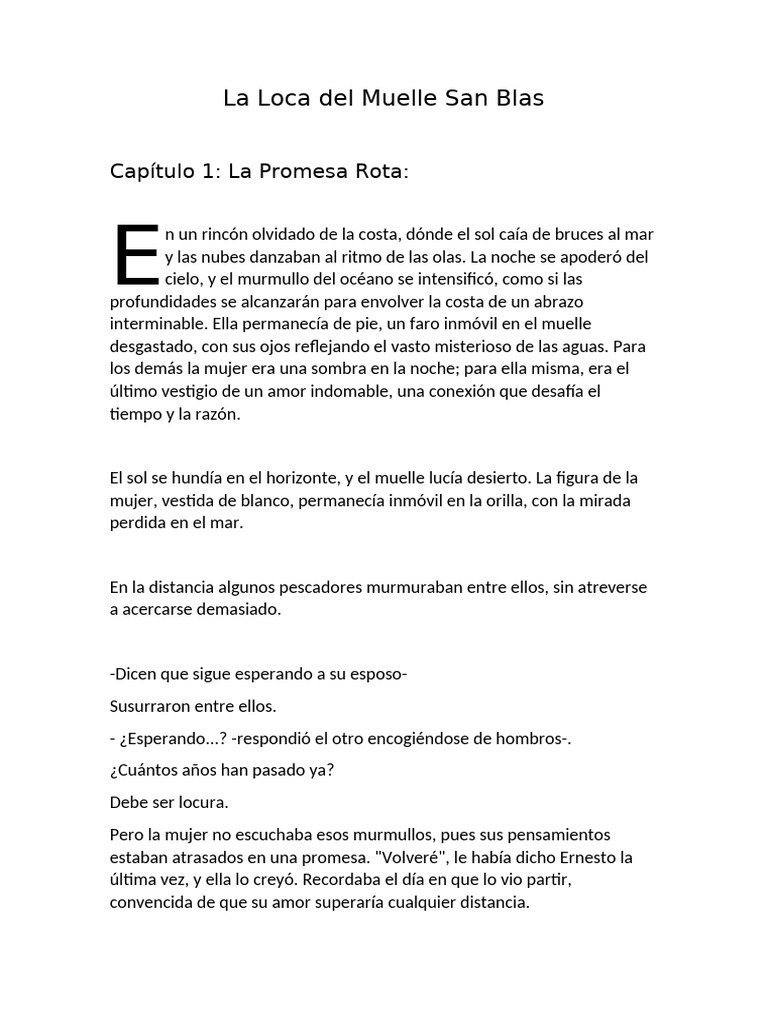 La Loca Del Muelle San Blas | PDF | Verdad