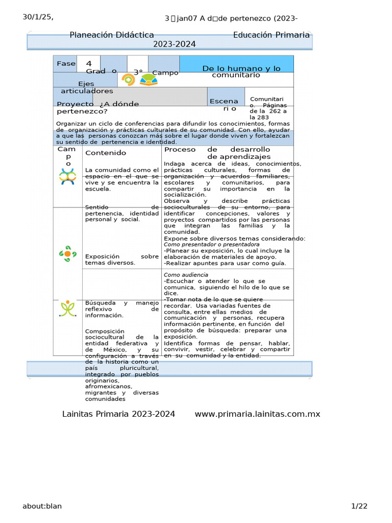 3鴈jan07 A d de pertenezco (2023-2024) (2) | PDF | Educación primaria