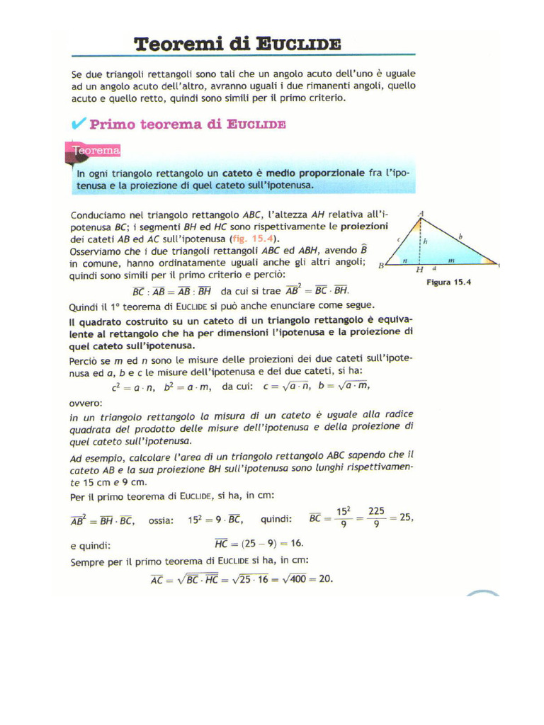 Mat II Periodo Euclide Scheda 5h | PDF