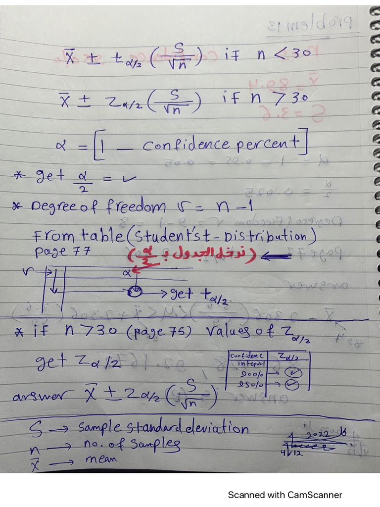 confidence levels | PDF
