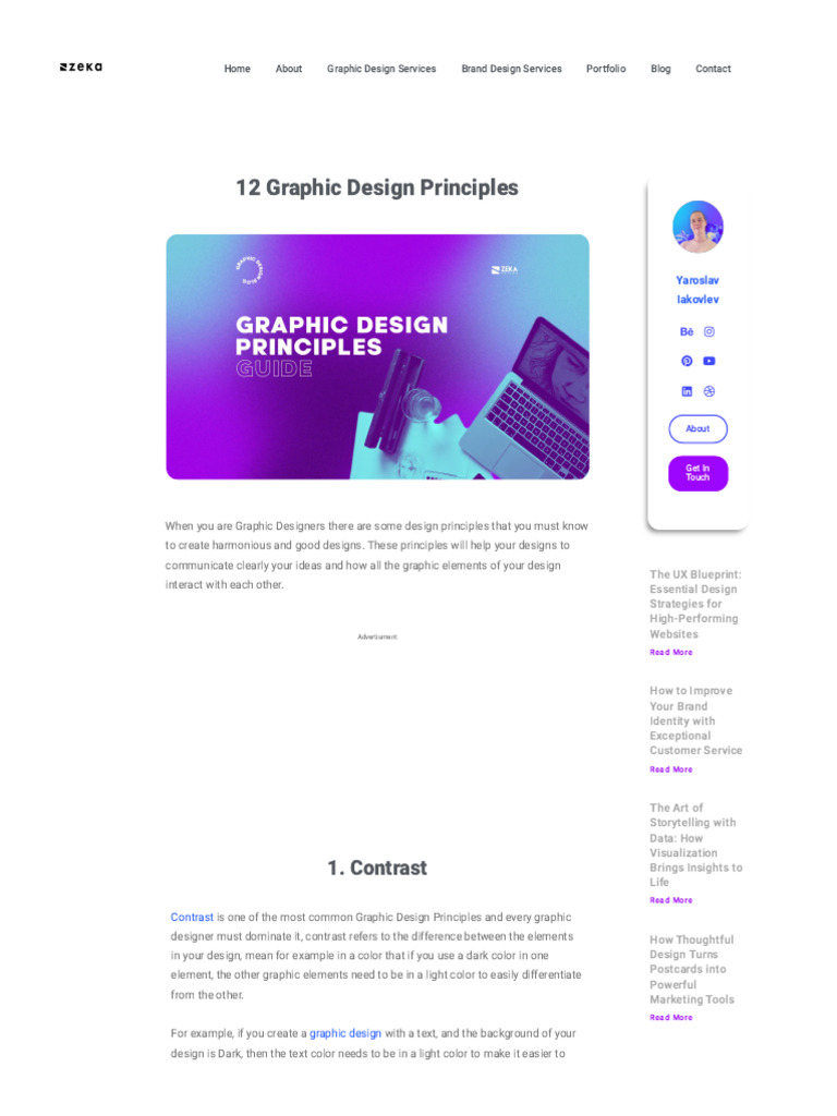 WWW Zekagraphic Com 12 Principles of Graphic Design | PDF | Graphic ...