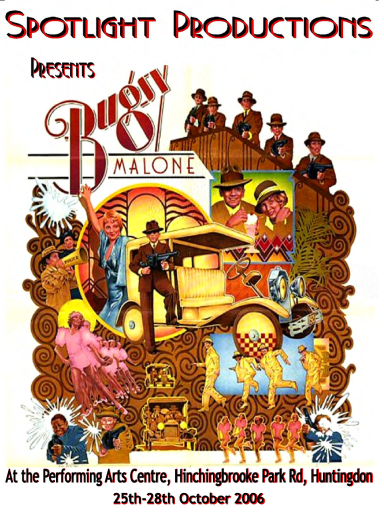 Bugsy Malone Programme Compressed | PDF | Performing Arts