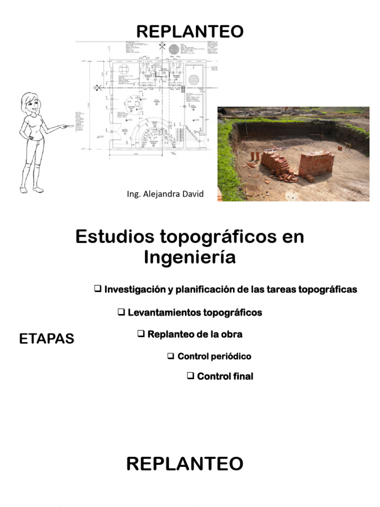 REPLANTEO | PDF | Topografía | edificio