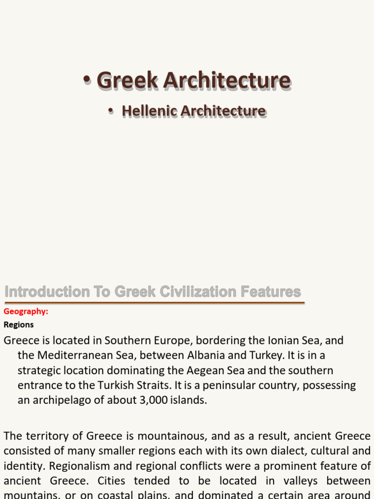 1st and 2nd Lectures | PDF | Ancient Greece | Greeks