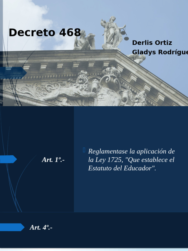 Decreto 468 | PDF | Evaluación | Titulo academico