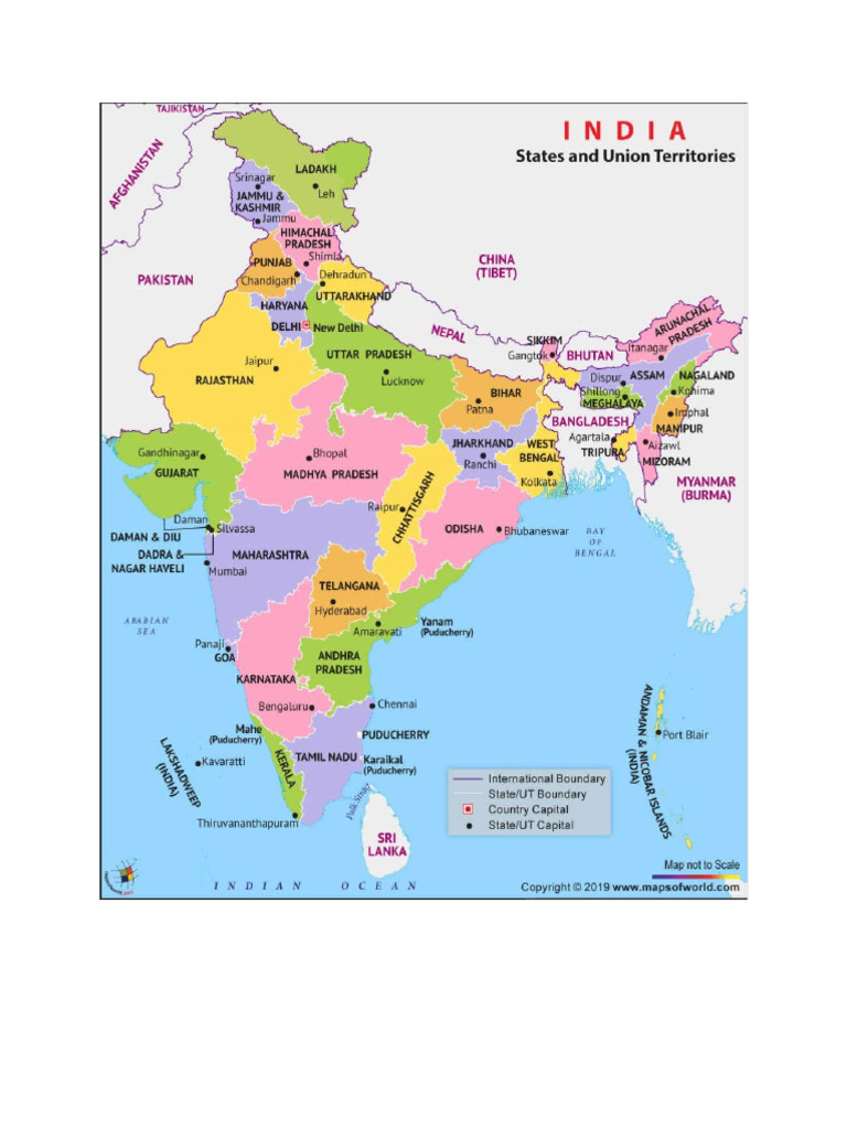 Indian Map | PDF