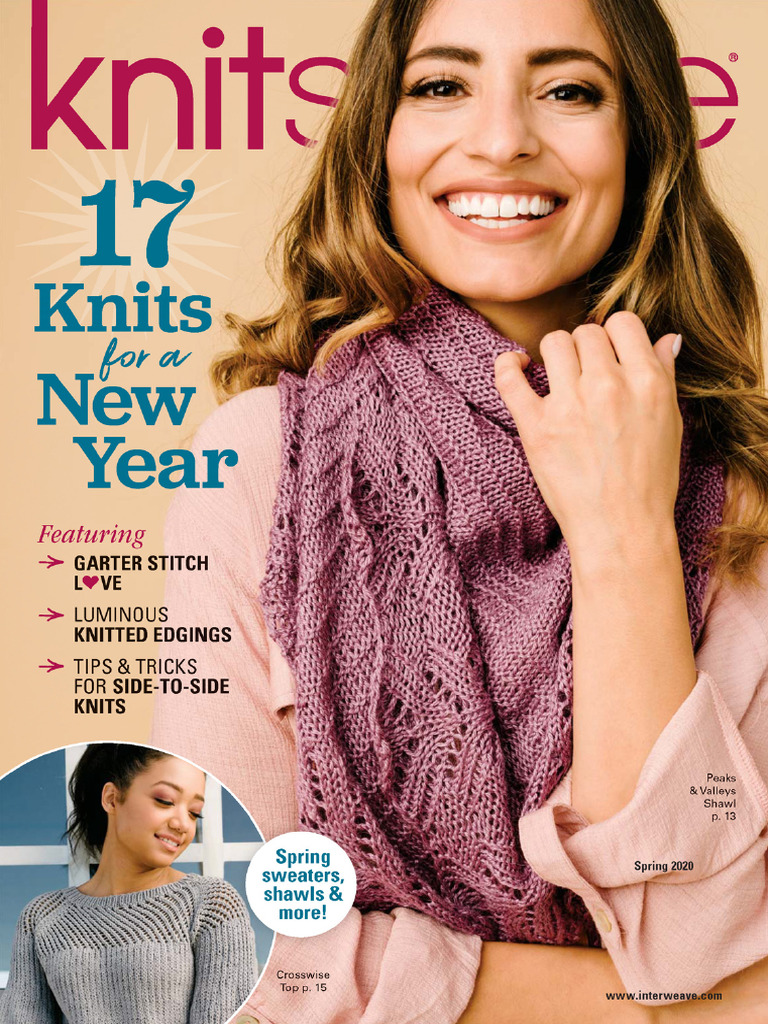 Knit Scene 2020 Spring | PDF | Knitting | Gauge (Knitting)