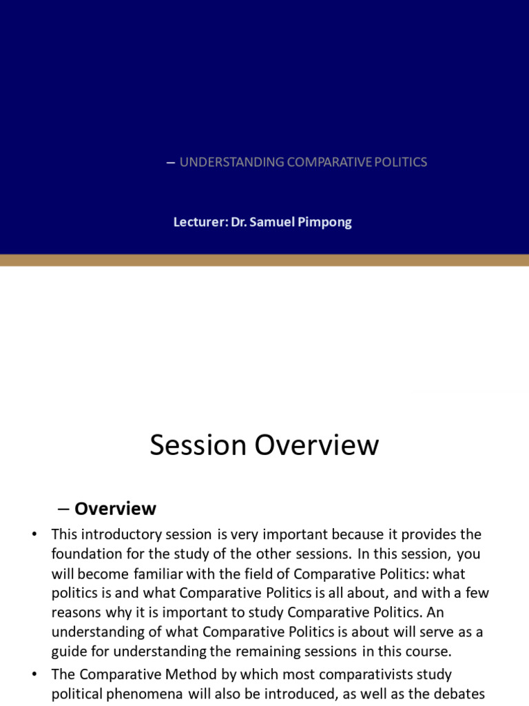 Introduction to Comparative Politics | PDF | Quantitative Research ...