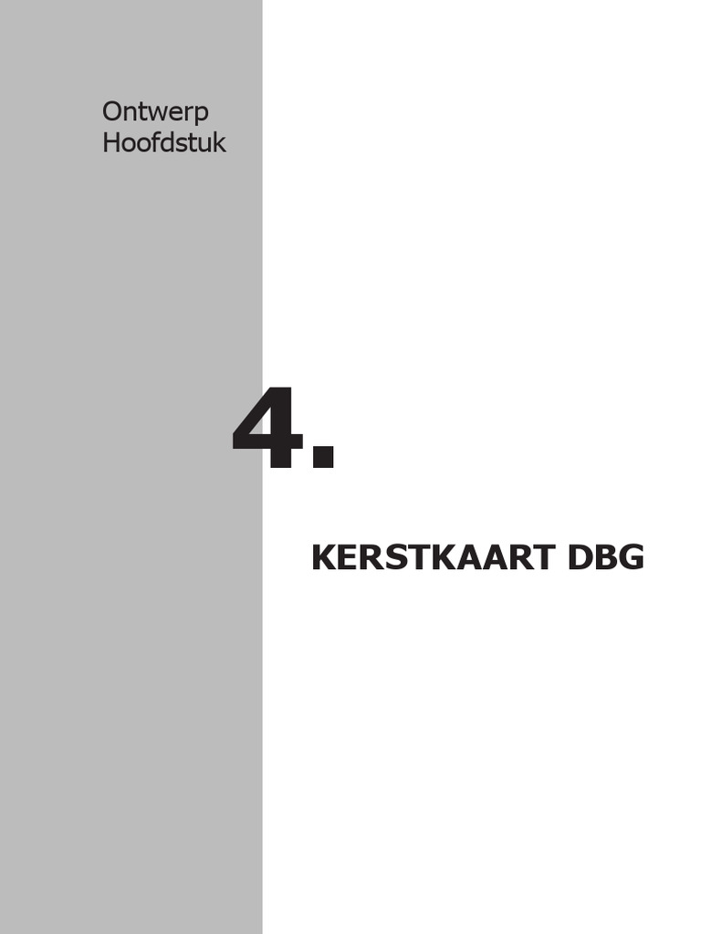 2425 - ONTW - H4 - Kerstkaart DBG - CURSUS | PDF