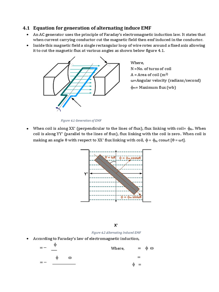 2.1 AC Fundamentals BASICS | PDF | Electromagnetic Induction | Ac Power