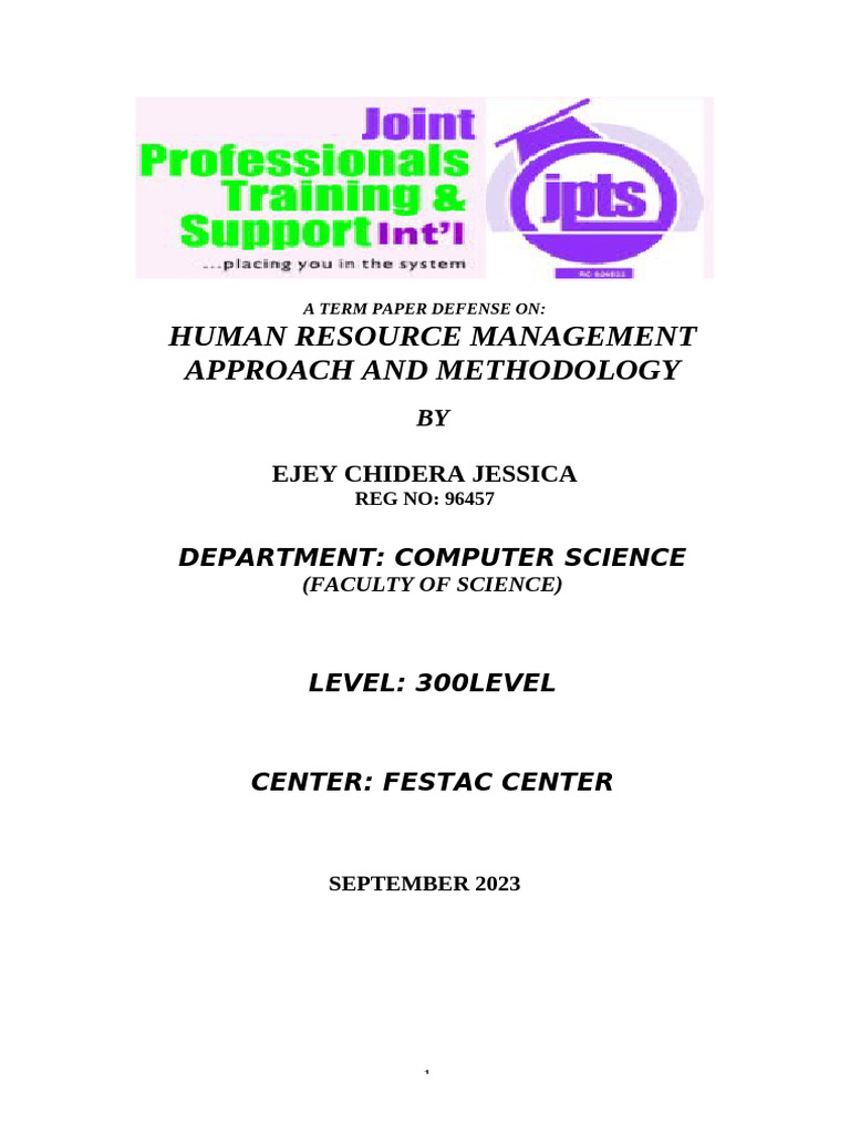 Human Resources Management Practices And Pdf Human Resources