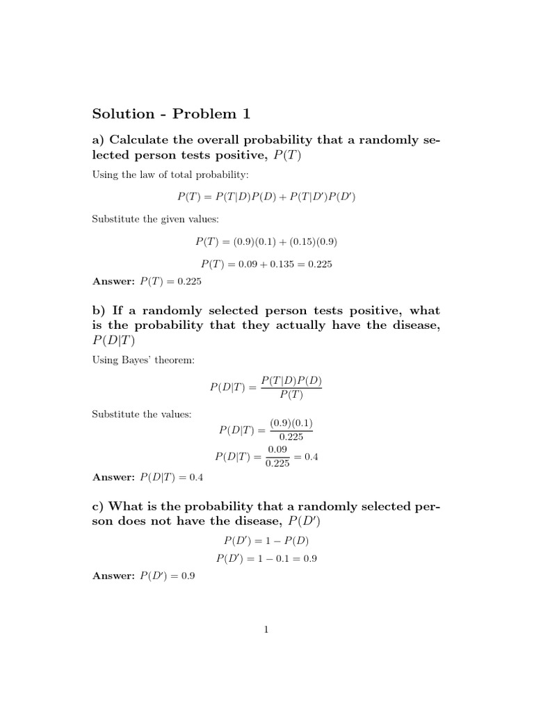 Problem 1 | PDF