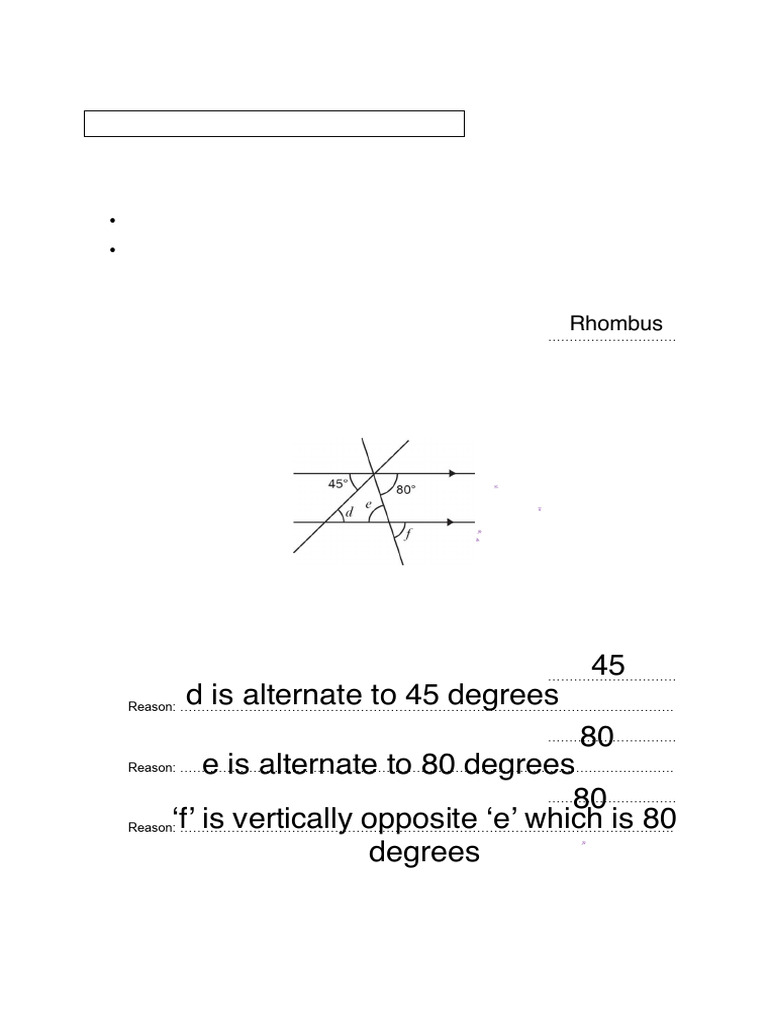 Geometry Test: Angles & Shapes Analysis | PDF | Rectangle | Polytopes