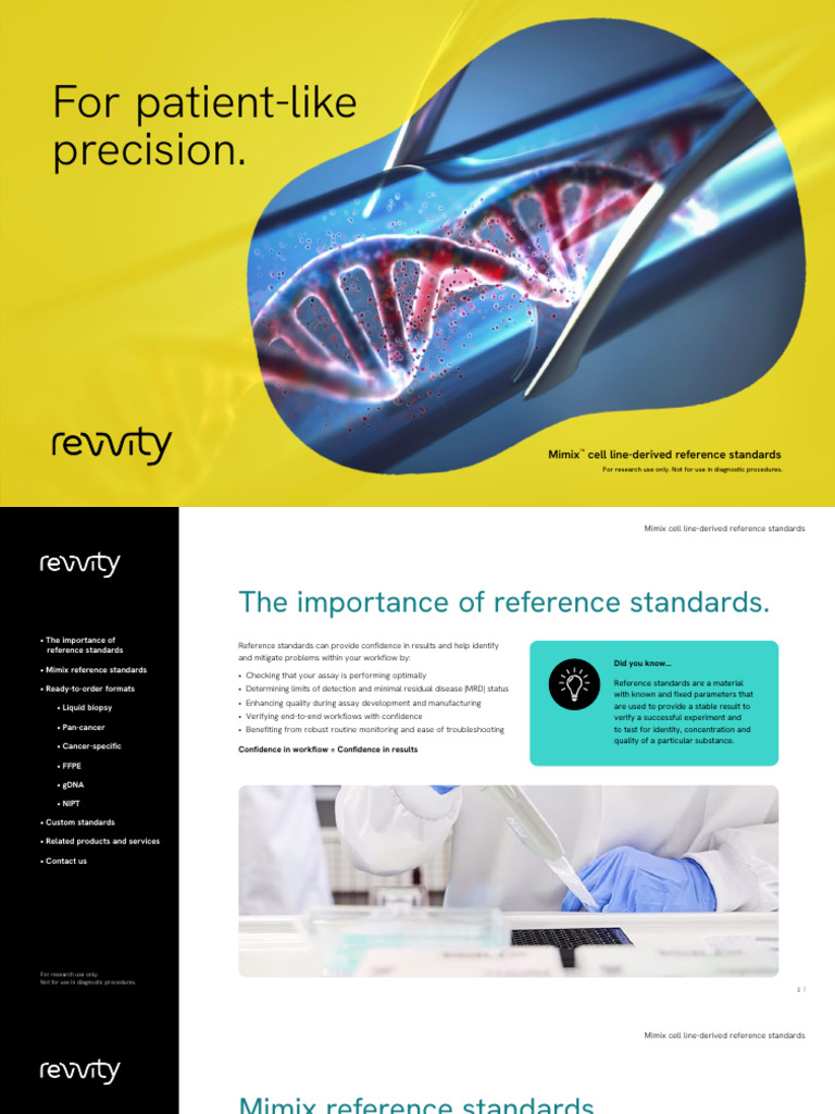 Bro Mimix Reference Standards | PDF | Biopsy | Fluorescence In Situ Hybridization