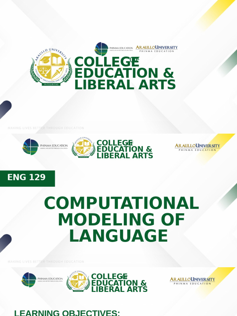 P2 Computationla Modelling of Language | PDF | Language Acquisition ...