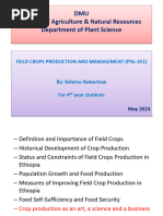 Agriculture Grade 11 Unit 1 | PDF | Agriculture | Crop Rotation