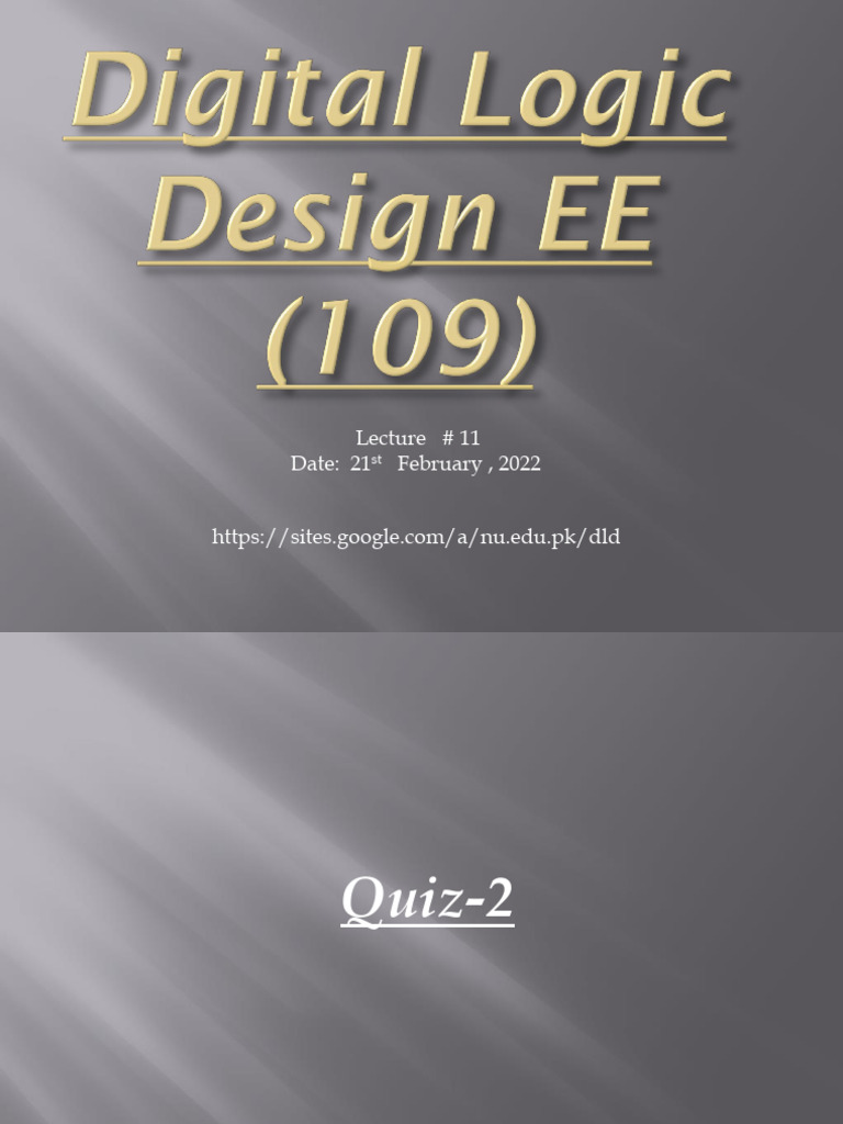 Lecture11(21feb) | PDF