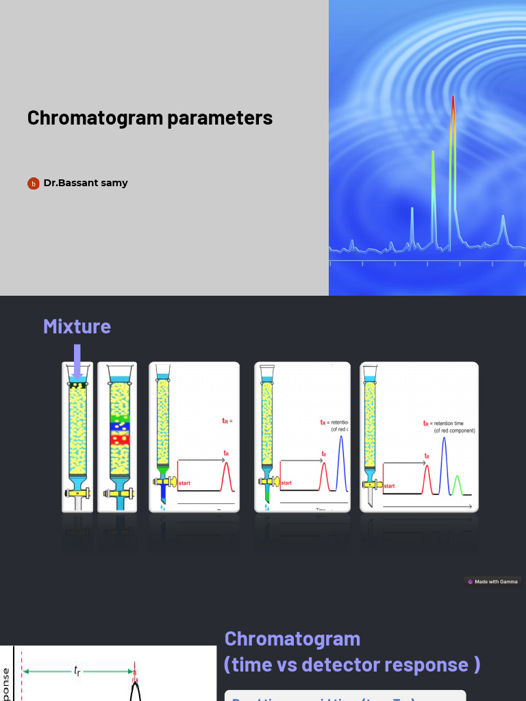 Chromatographic Parameters Overview | PDF | Chromatography | Scientific ...
