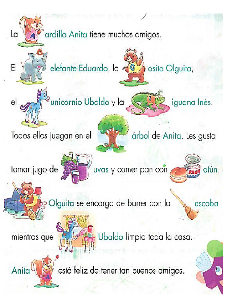 Libro de 1er Grado Cuentos e Imagenes | PDF