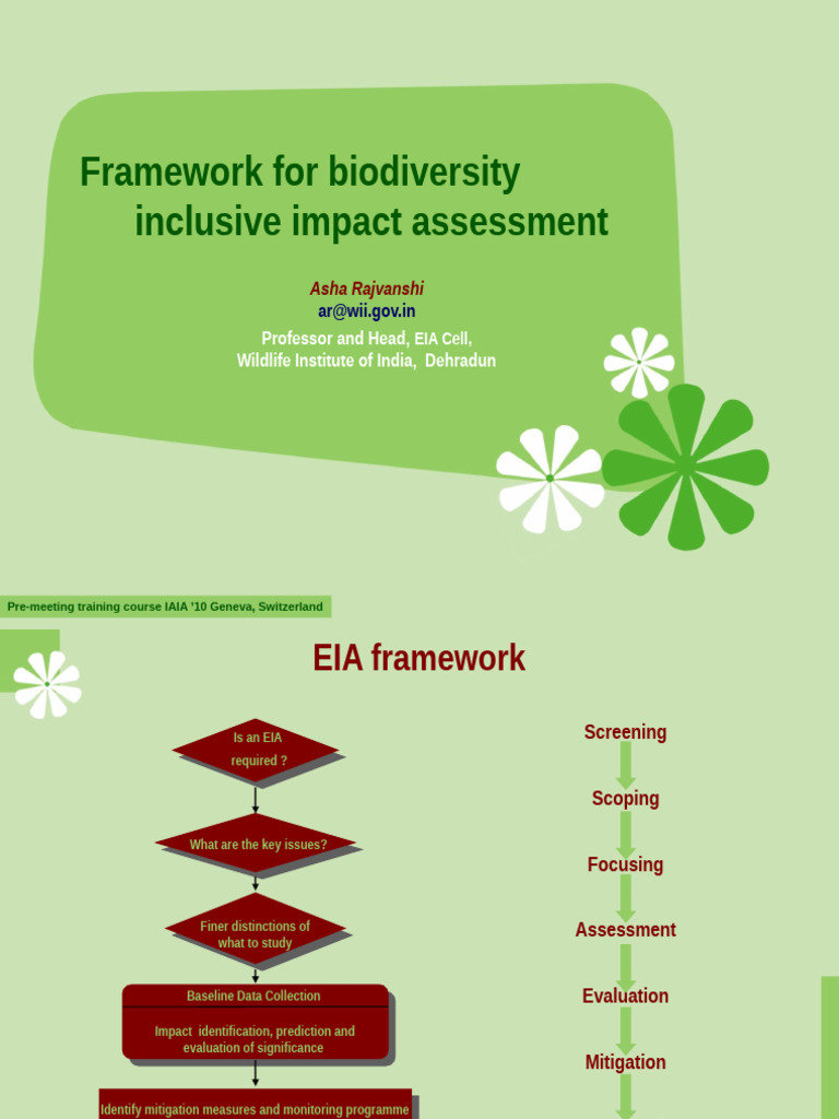 Biodiversity Impact Assessment Framework | PDF | Environmental Impact ...