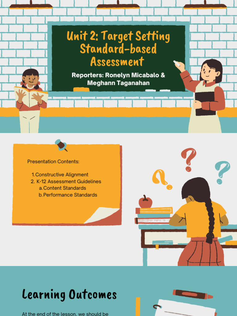 Unit 2 Target Setting Standard-Based Assessment | PDF | Educational ...