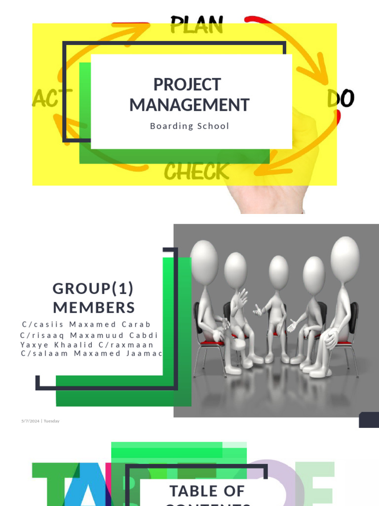 Boarding School Project Management Plan | PDF | Performance Indicator ...