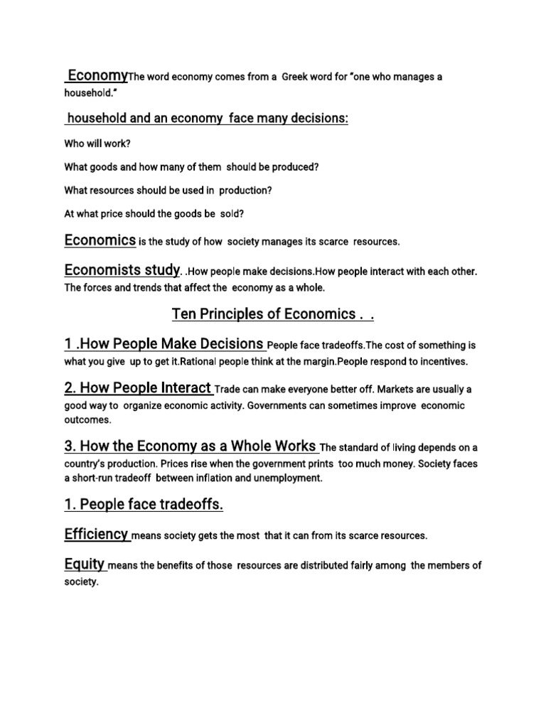 Economy full | PDF | Economics | Market (Economics)