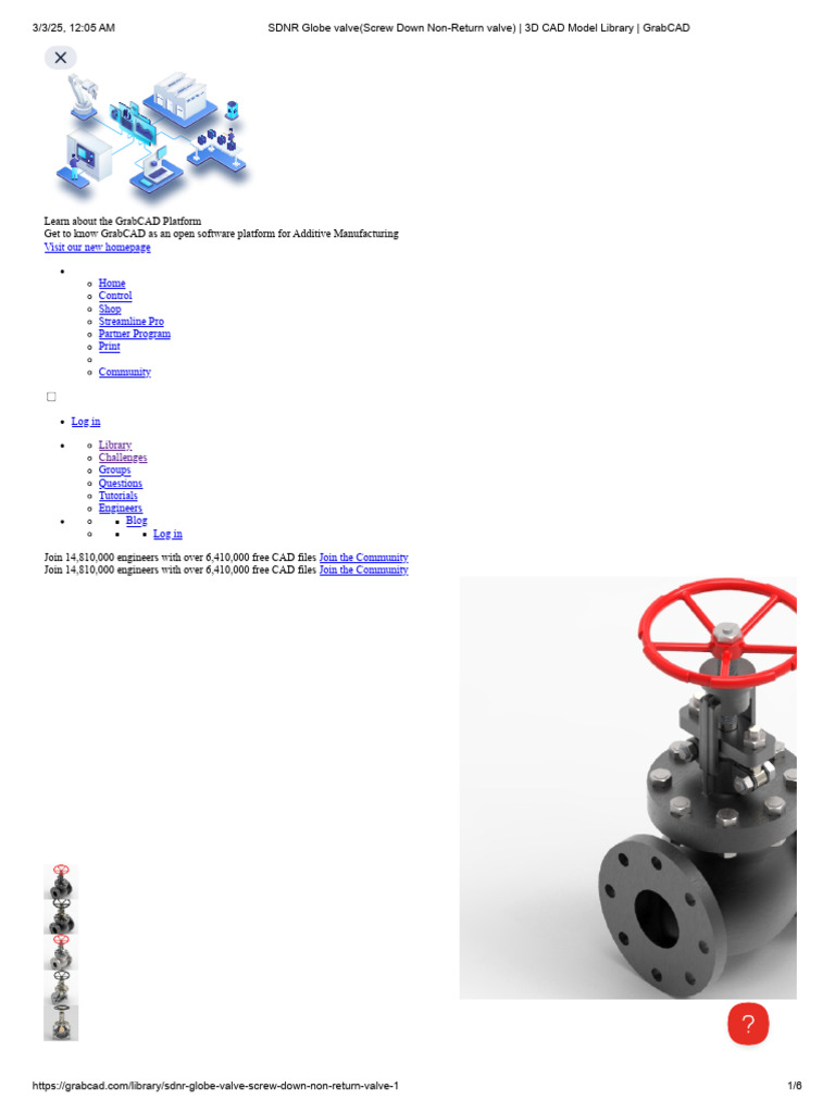 uio | PDF | Valve | 3 D Modeling