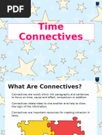 Time Connectives Are A Kind of Connective Words Used For Connecting ...