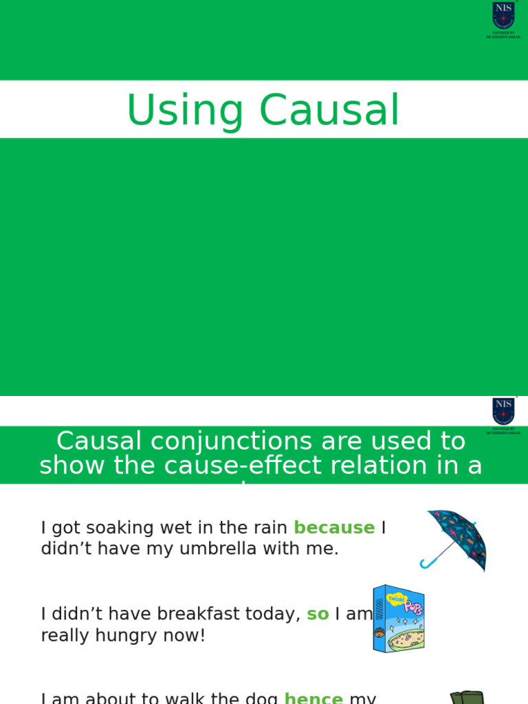 Using Causal Conjunctions | PDF