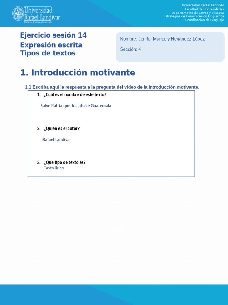 Ejercicios de la sesión 14 | PDF | Información | Conocimiento