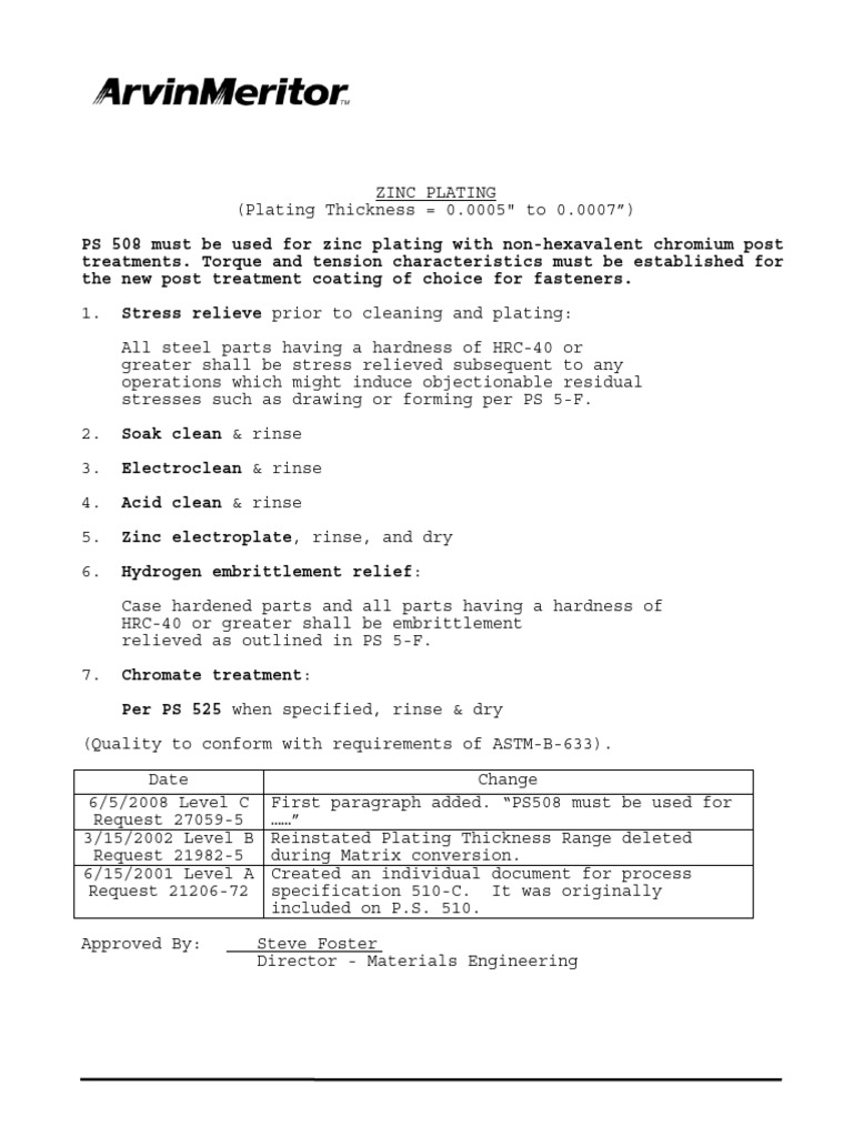 Arvin Meritor 510-C - 01.C | PDF