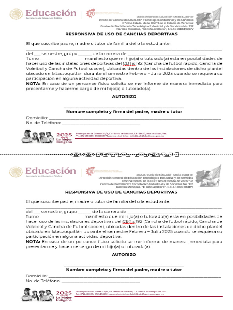 Uso de Canchas | PDF