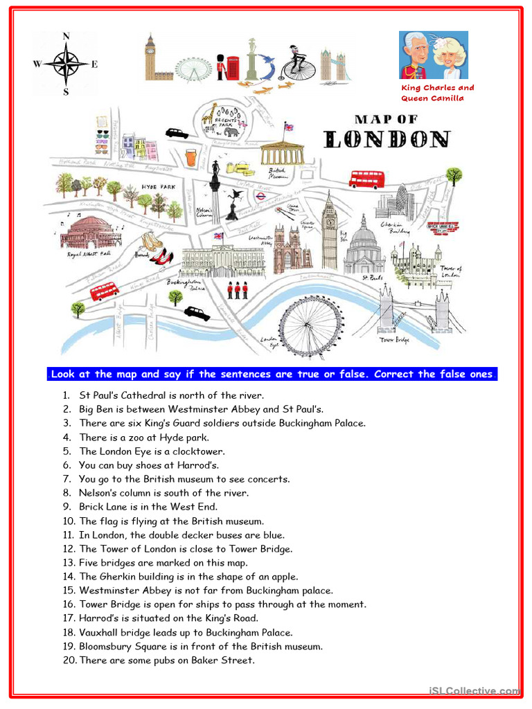 London Landmarks: True or False Quiz | PDF