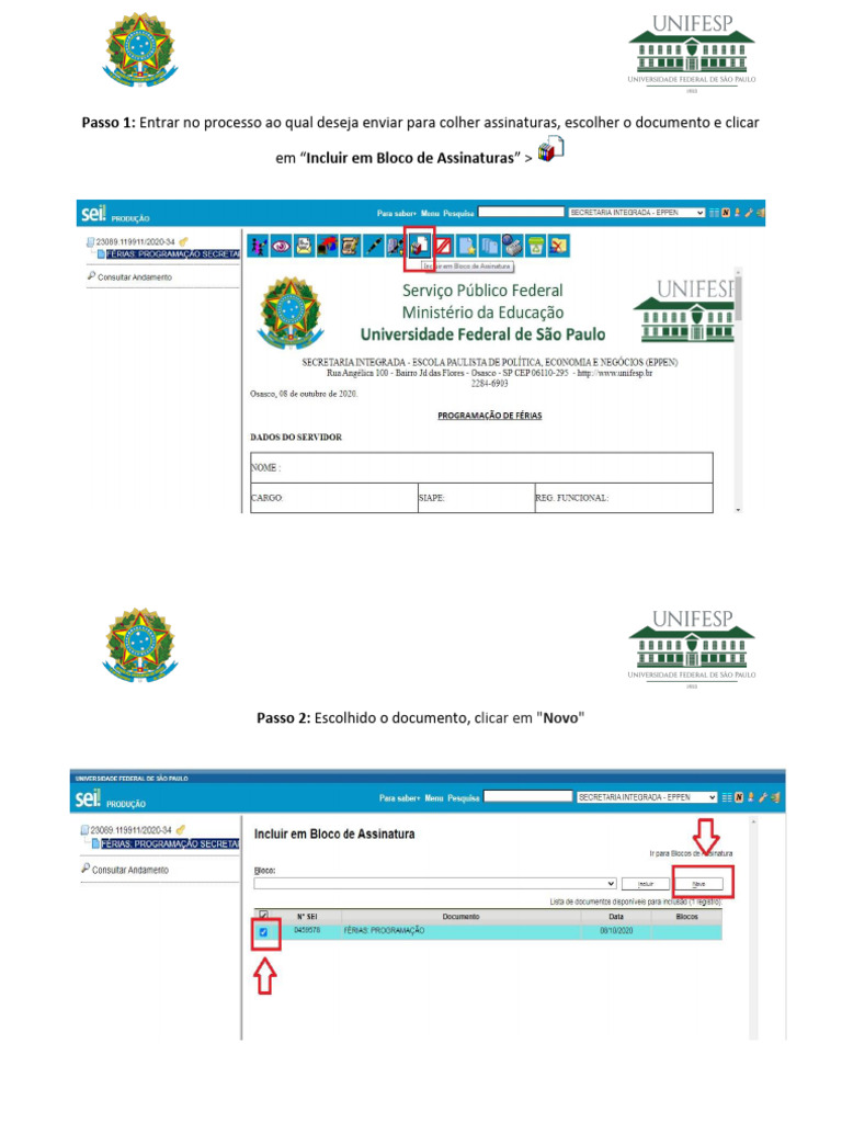 Como Enviar Documentos para Assinatura | PDF