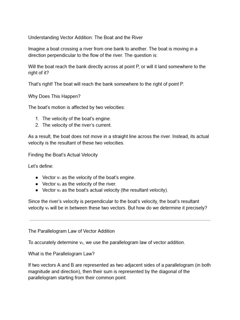 Vectors 2 Pdf Euclidean Vector Velocity